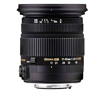 Sigma 17-50mm f/2.8 EX DC OS HSM Lens for Canon - Lenses
